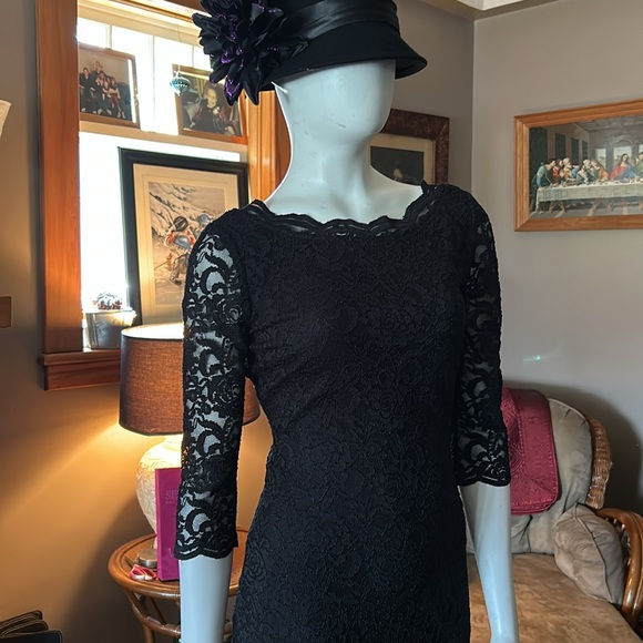 le chateau | Dresses | La Chteau Black Lace Dress | Poshmark